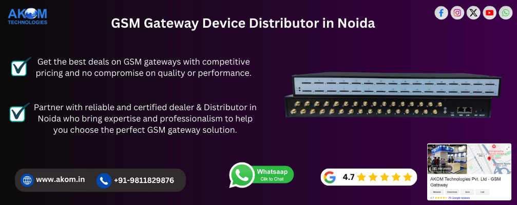 GSM Gateway Device Distributor in Noida